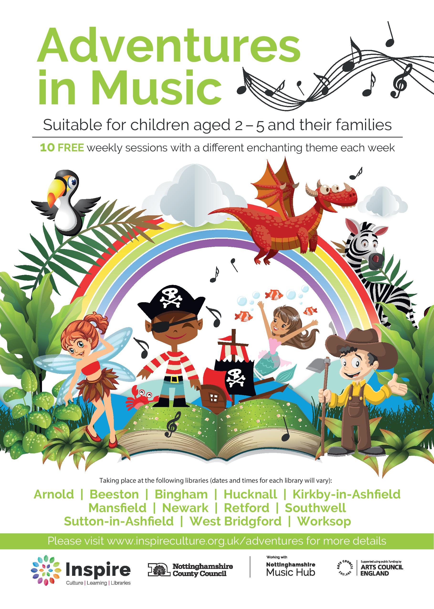 Adventures in Music | Inspire - Culture, Learning, Libraries