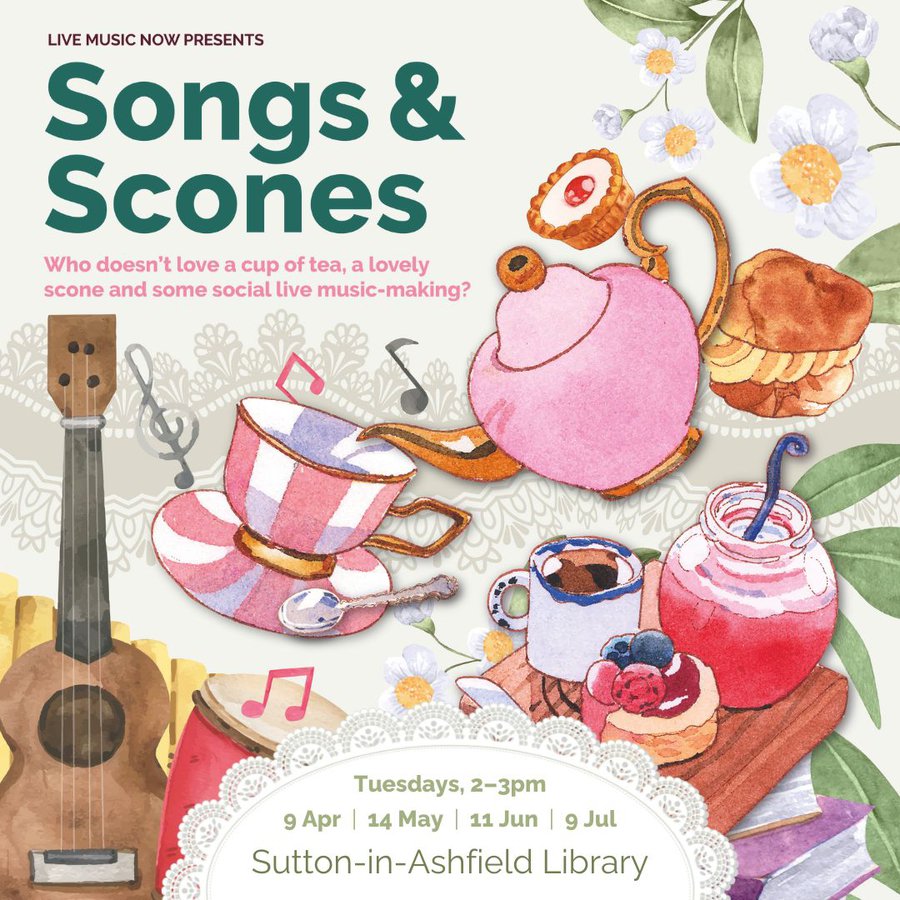 Songs & Scones at Sutton-in-Ashfield Library | Inspire - Culture ...
